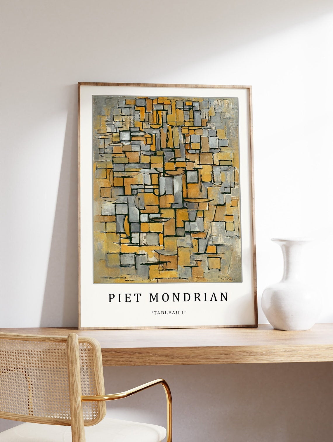Miluva Piet Mondrian Poster, Tableau 1, Piet Mondrian Art Print ...