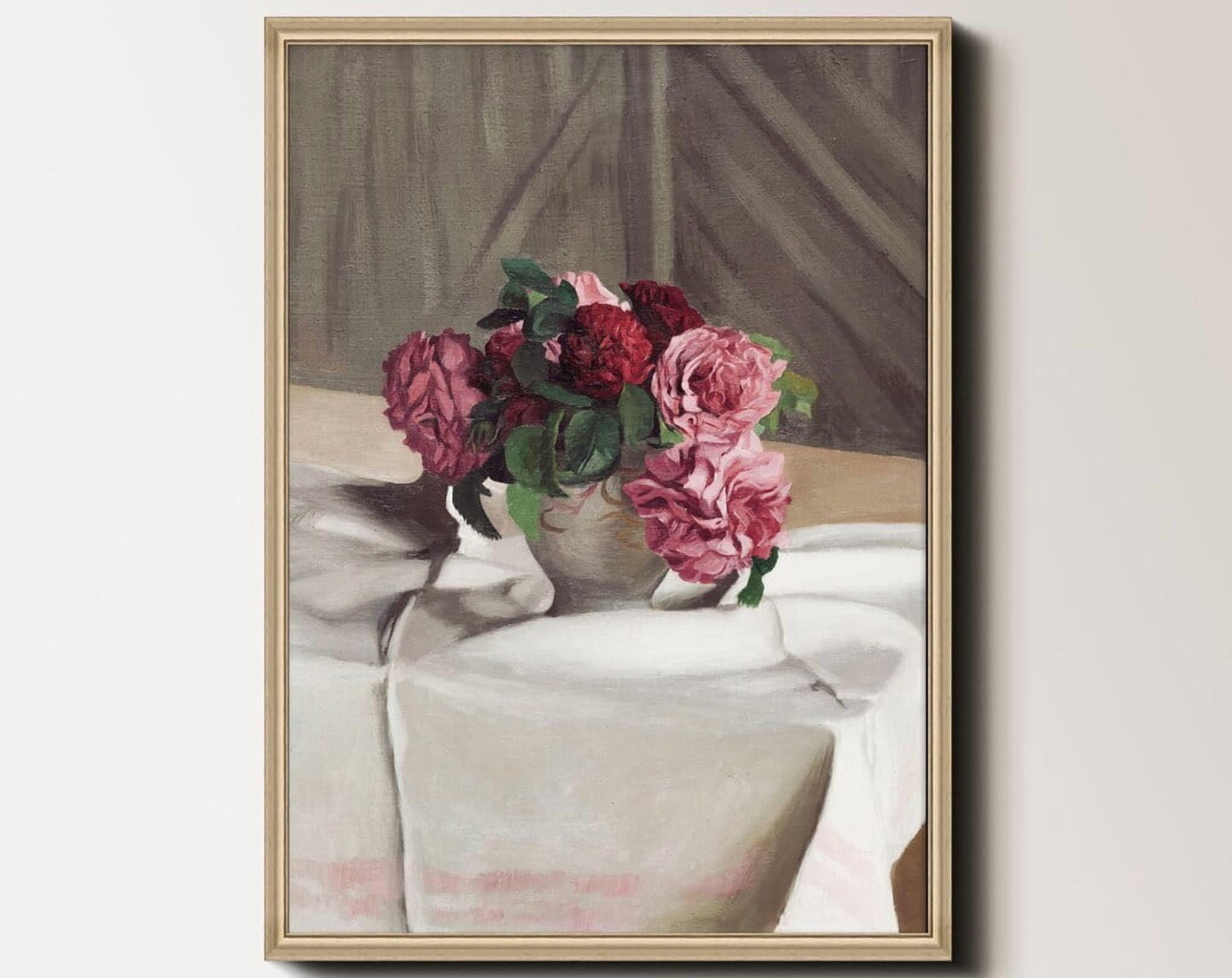Miluva Pink Flowers Print Download Pink Floral Print Pink Roses Roses ...
