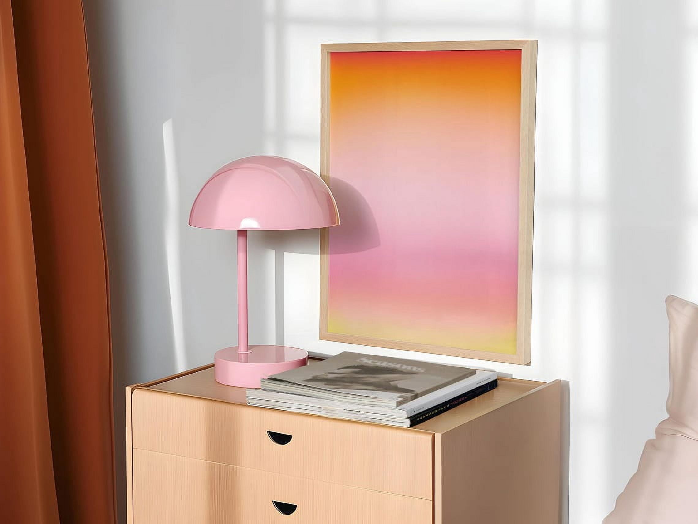 Miluva Pink Orange Ombre Poster, Warm Tone Sunset Gradient Art, Yellow ...