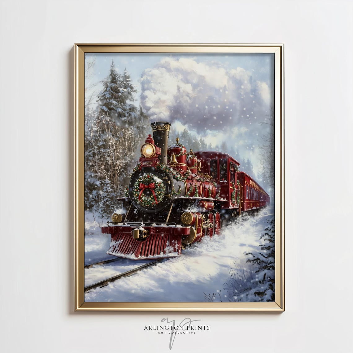 Miluva Polar Express Train, Antique Winter , Vintage Train Printable ...