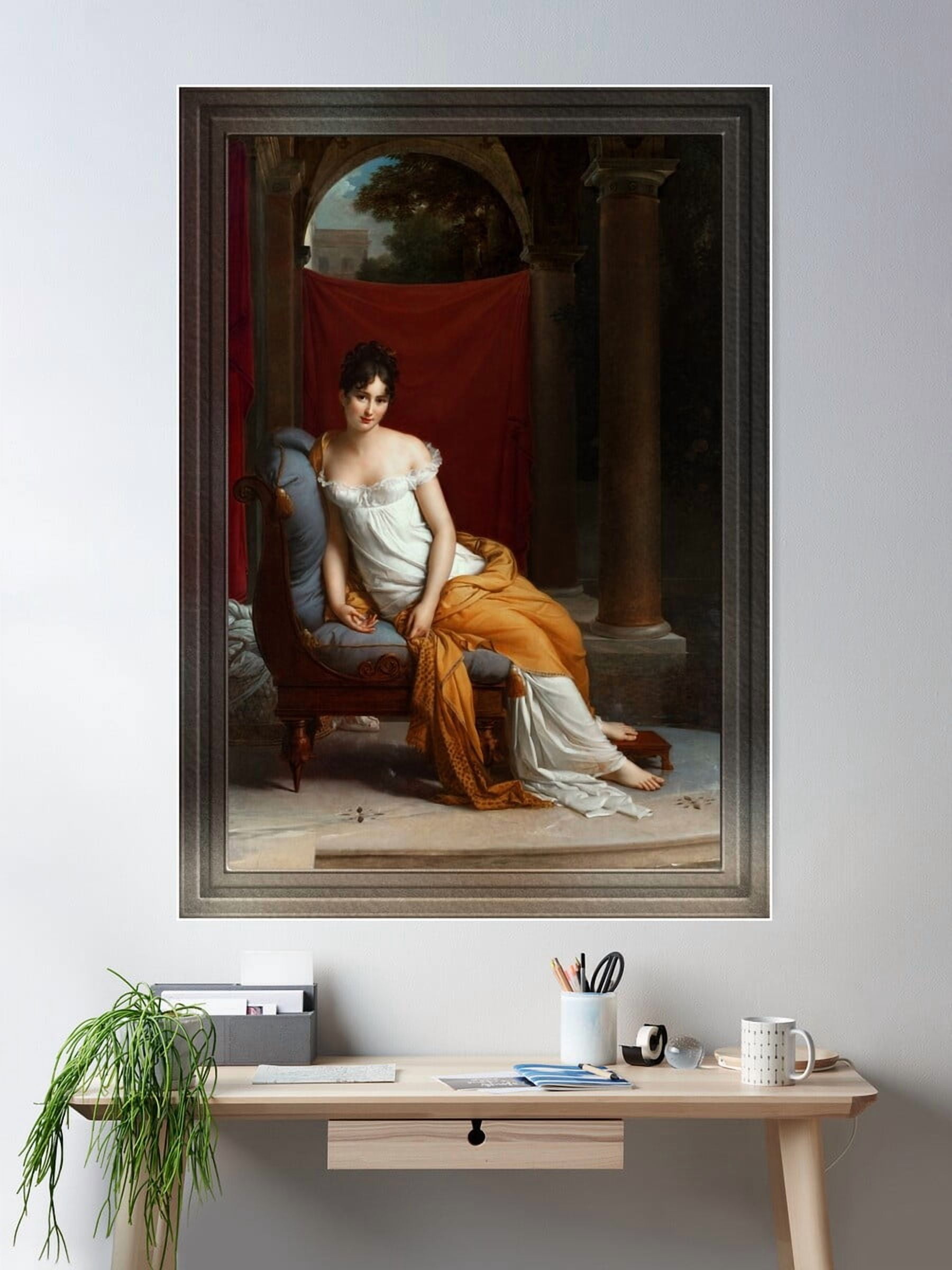 Miluva Portrait De Juliette RÃ£©Camier By FranÃ£§Ois Pascal Simon, Baron GÃ£©Rard Fine Art Old ...