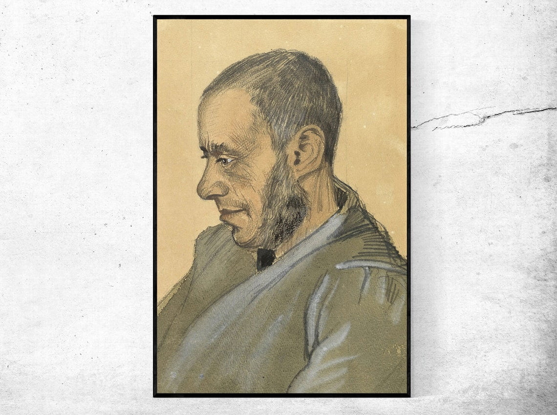 Miluva Portrait Of Jozef Blok-Vincent Van Gogh,Home Decor,Realism,Post ...