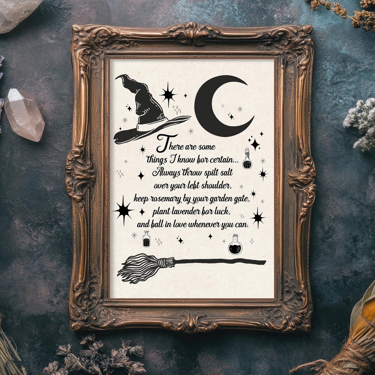 Miluva Practical magic inspired owens sisters apothecary halloween wall ...