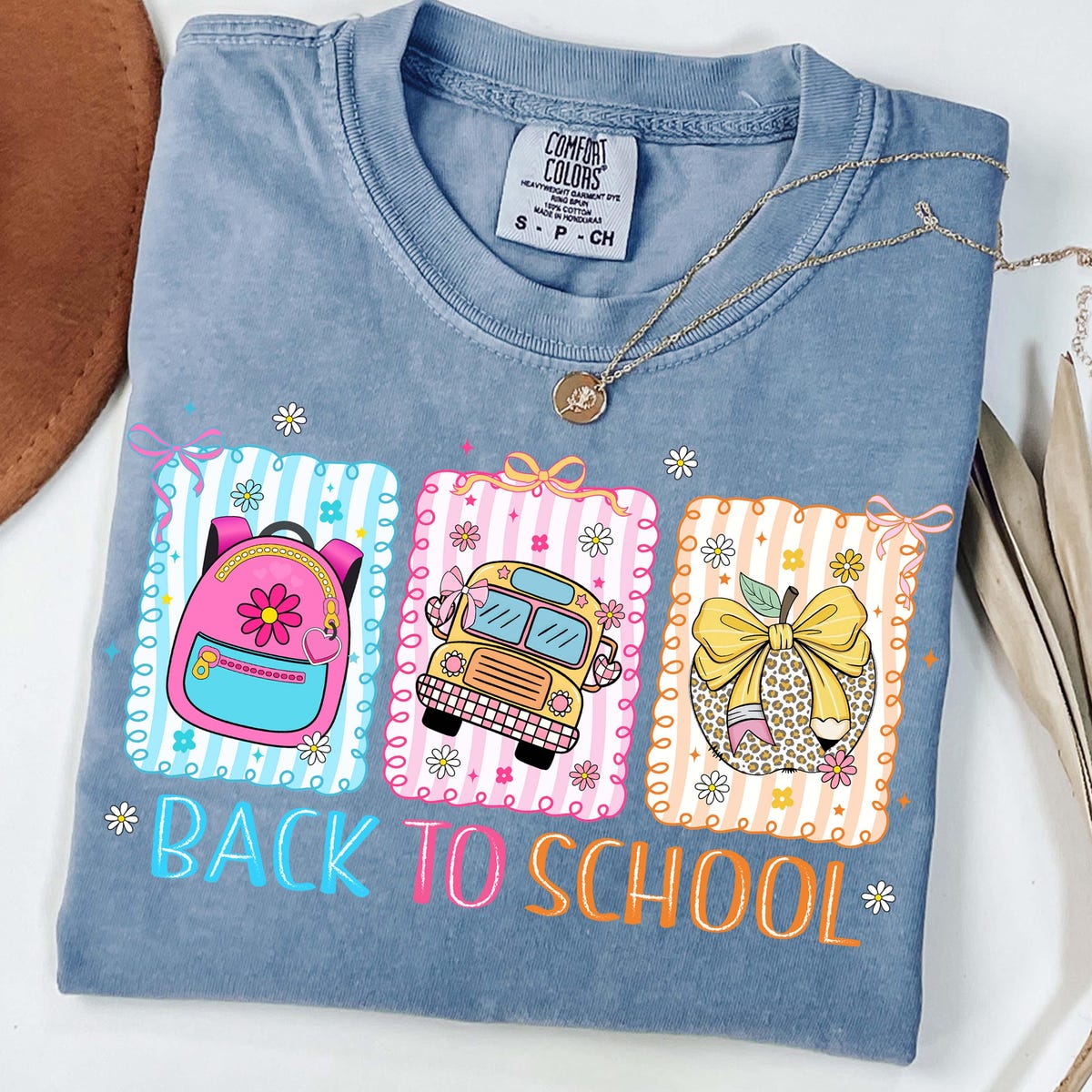 Miluva Preppy Back To School , First Day Of School Sublimation Design ...