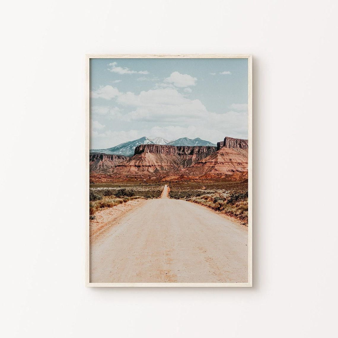 Miluva Printable Desert Road Photography, Southwestern Landscape Wall ...