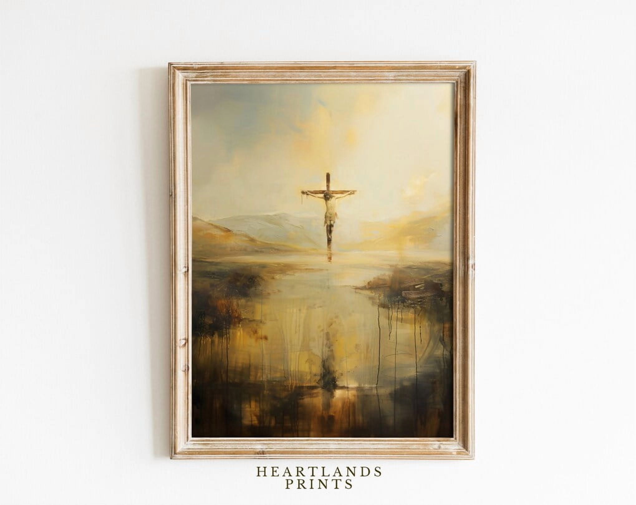 Miluva Printable Jesus Orthodox Cross Wall Art - Biblical Christian ...