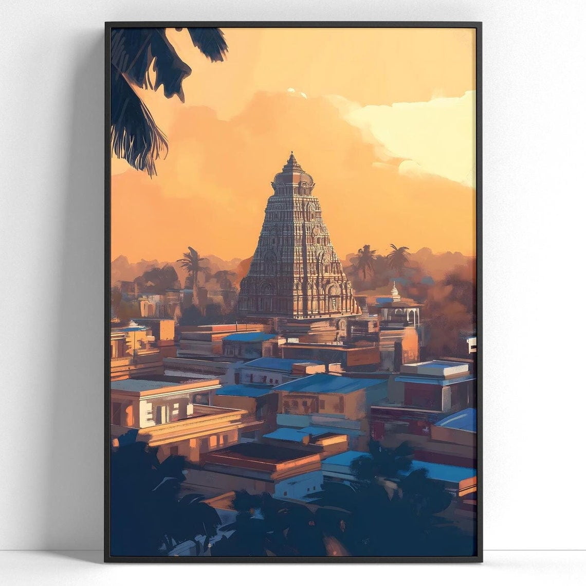 Miluva Printable South Indian Village Temple, Devsthanam Kovil Wall ...