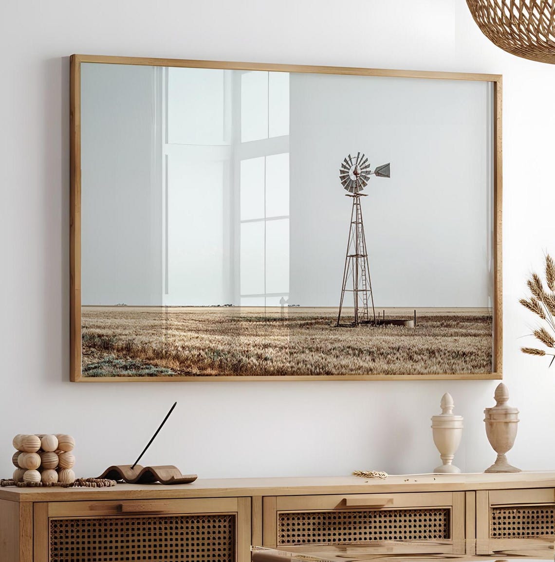Miluva Printable Windmill Photography, Southwest Landscape Print ...