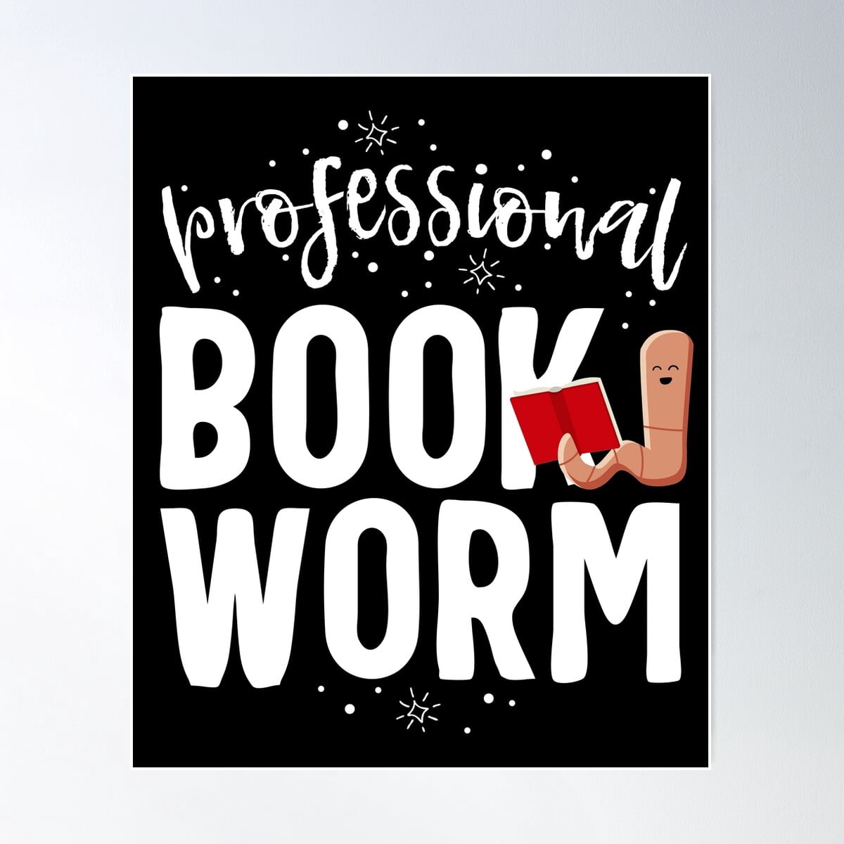 Miluva Professional Book Worm Librarian Gift Library Teacher Read ...