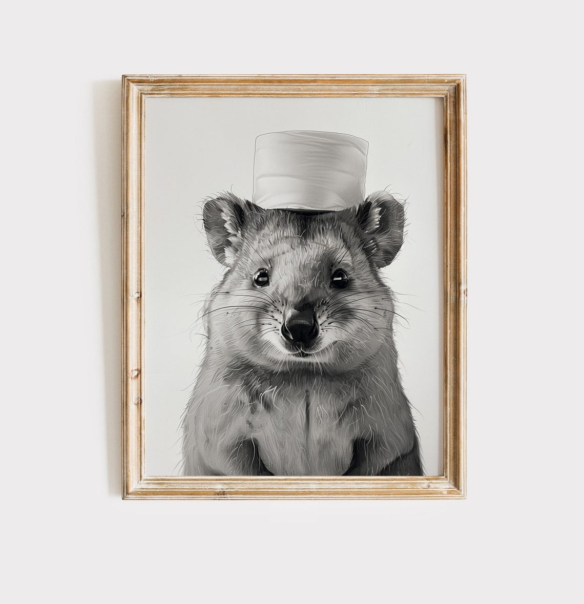 Miluva Quokka, Quokka Poster, Animal Bathroom Poster, Quokka Gift ...