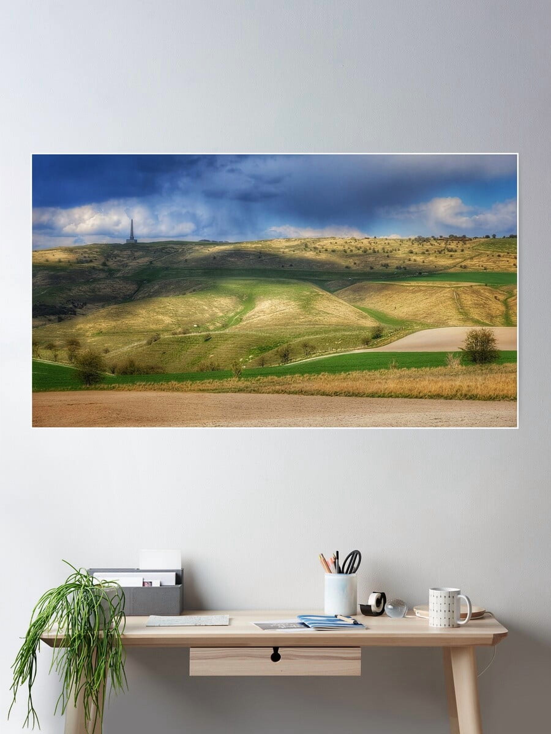 Miluva Rain Storm Breaking Over Calstone Down, Devizes Wiltshire ...