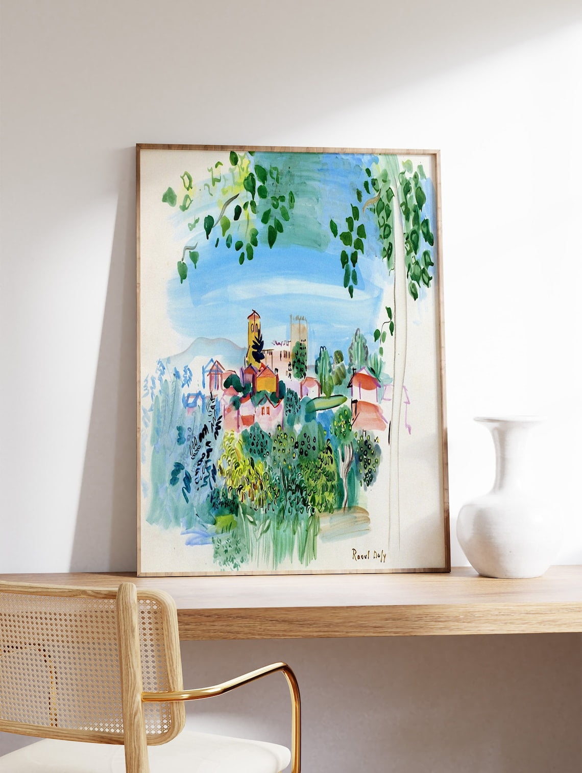 Miluva Raoul Dufy Poster, Vernet Les Bains, Fauvist Print ...