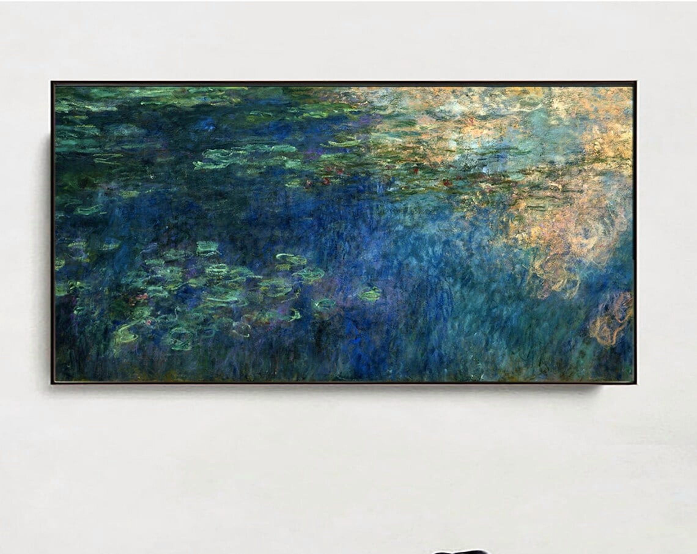 Miluva Reflections Of Clouds On The Water-Lily Pond -Claude Monet ...