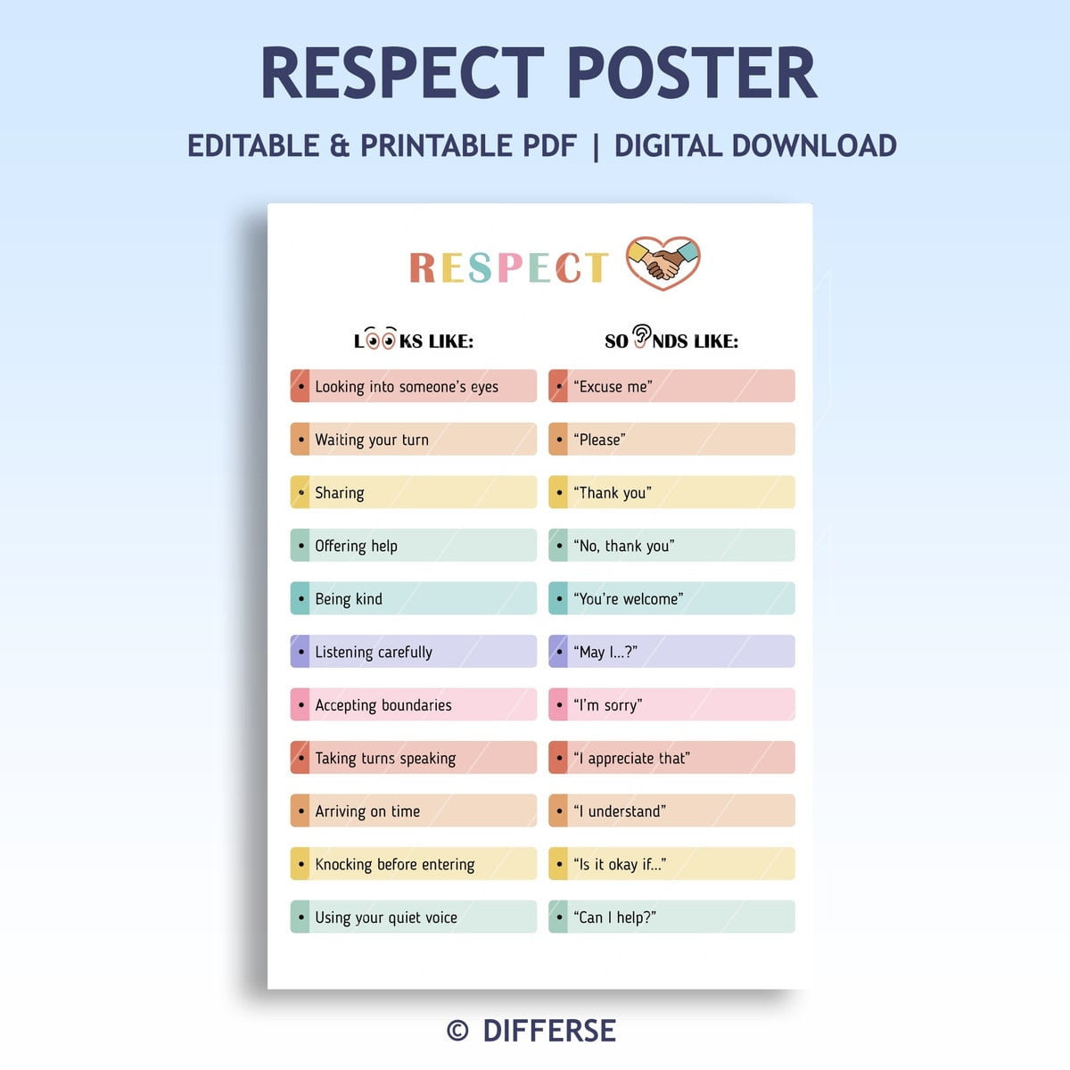 Miluva Respect Sounds Like Looks Like Poster Respect Poster How To Be ...