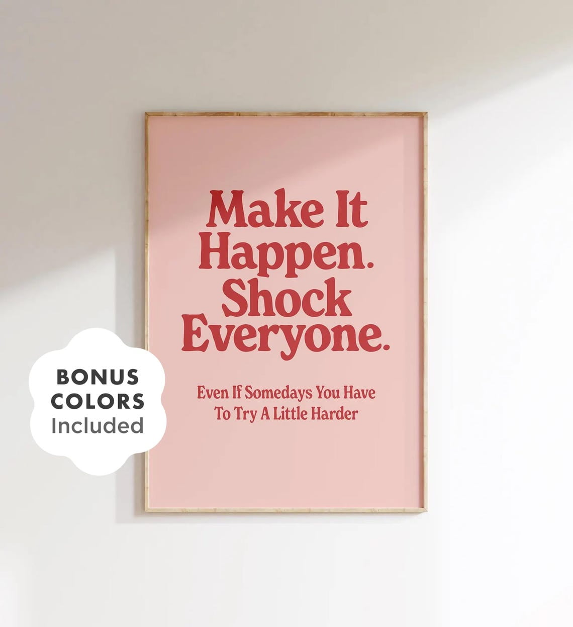 Miluva Retro Motivational Wall Art, Groovy Inspirational Quote Poster ...