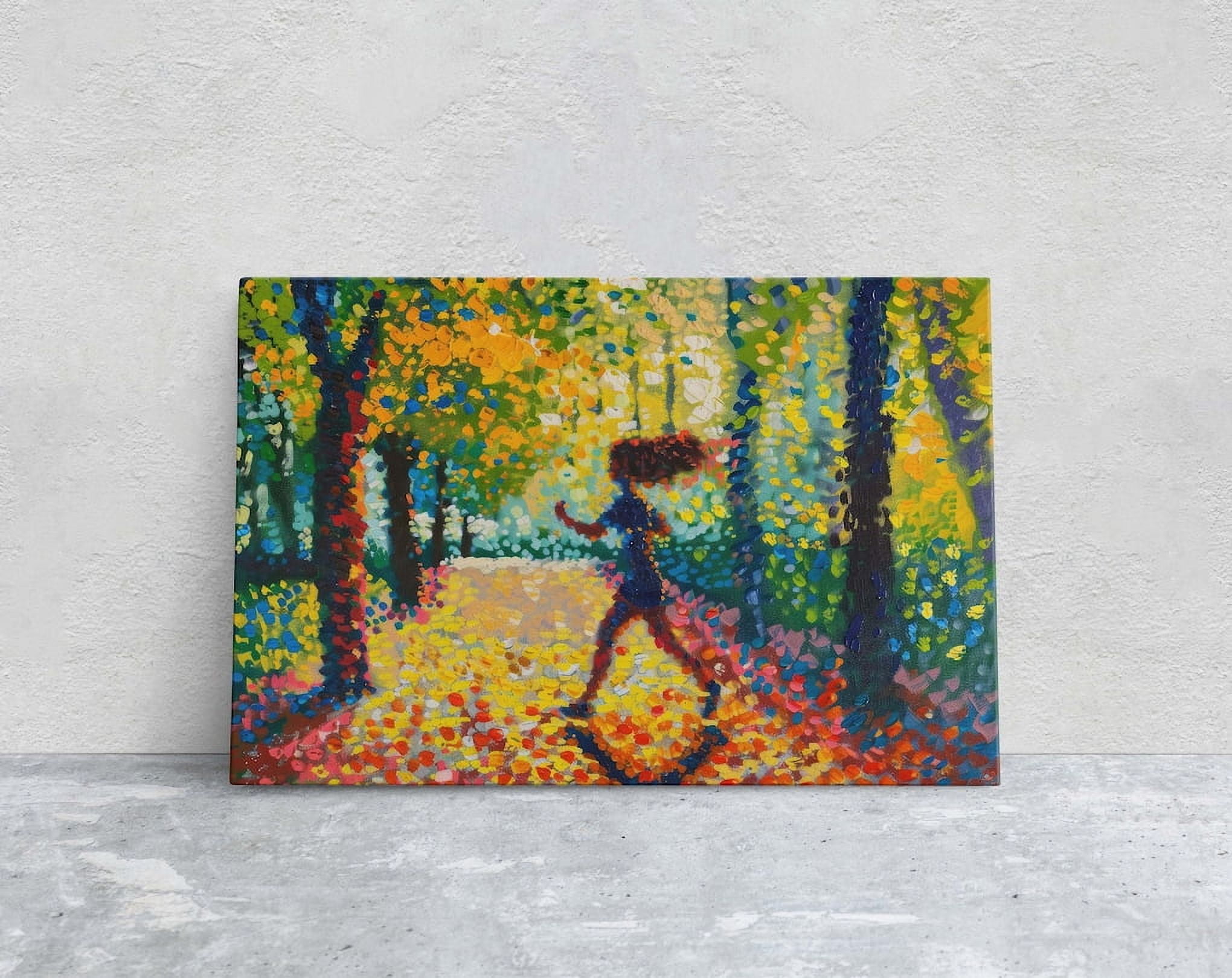 Miluva Running ,Park Art, Pointillism, Womens Sports, Girls Sports ...