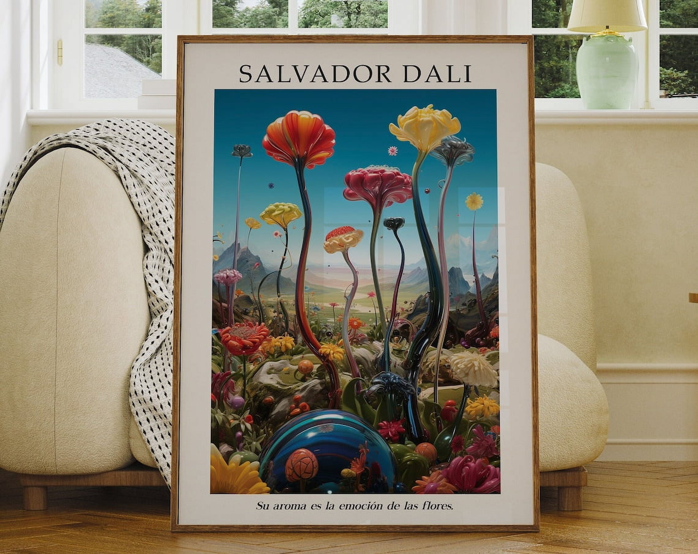 Miluva Salvador Dali, Salvador Dali Print, Flower Market, Surreal ...
