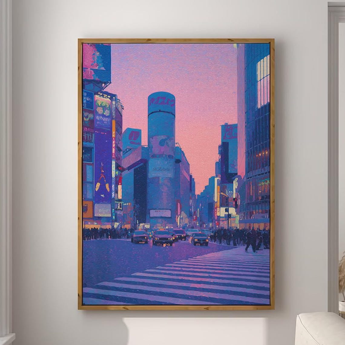 Miluva Shibuya Crossing Tokyo Japan Landscape Vacation Print Travel ...