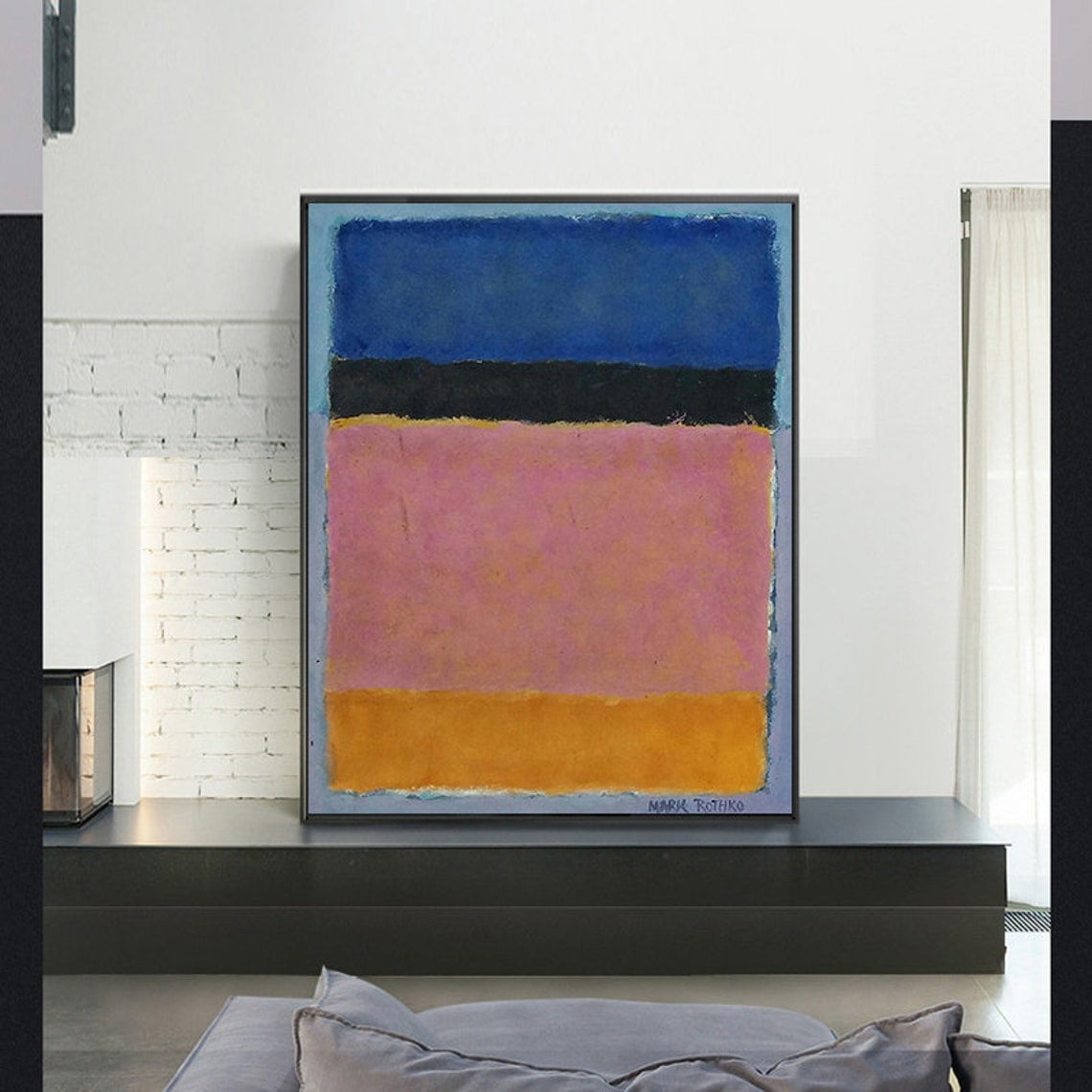 Miluva Signed Mark Rothko-Mark Rothko,Rothko Art Poster,Home Office ...