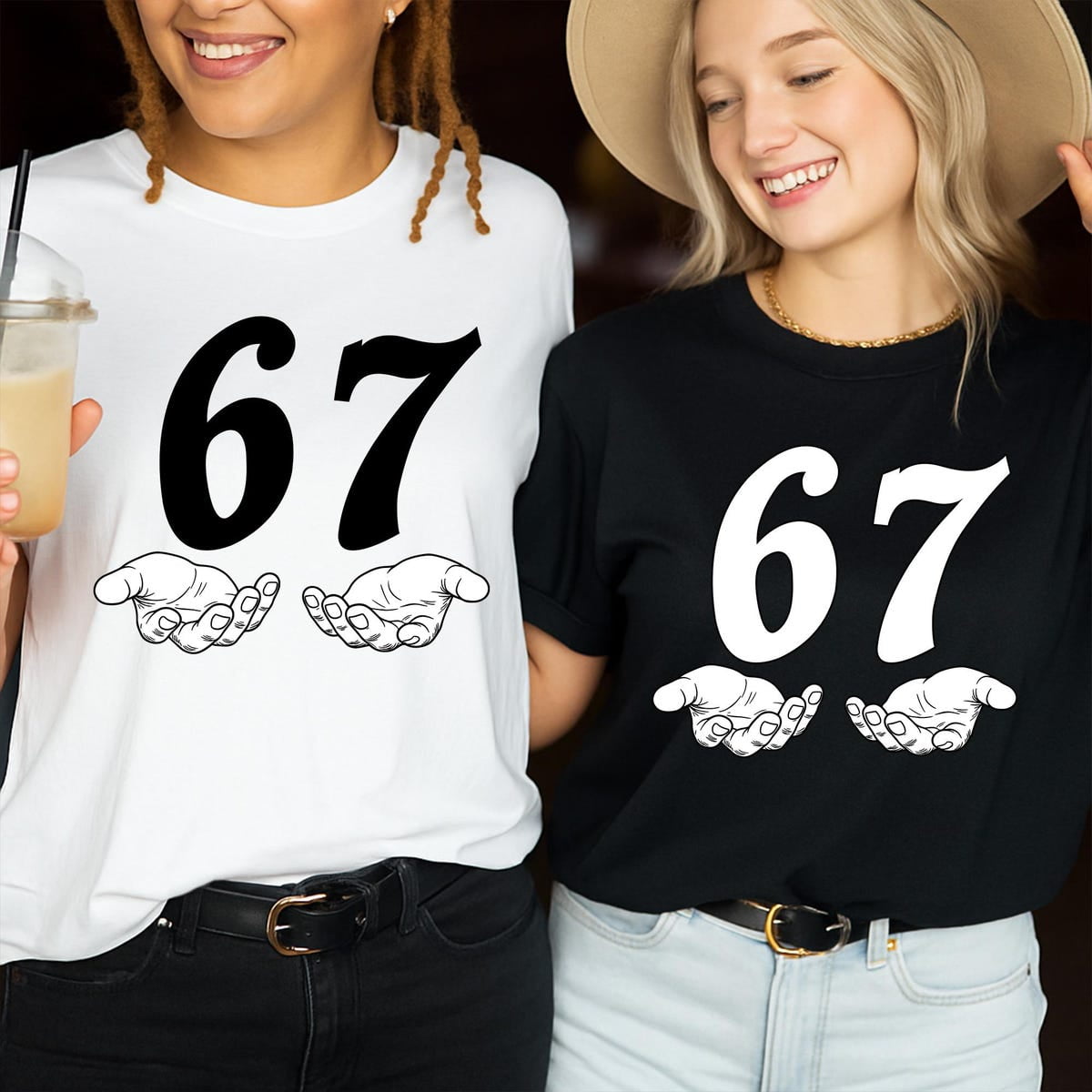 Miluva Six Seven 6 7 Funny Hands Bundle, Funny Generation Z, 67 Trend ...