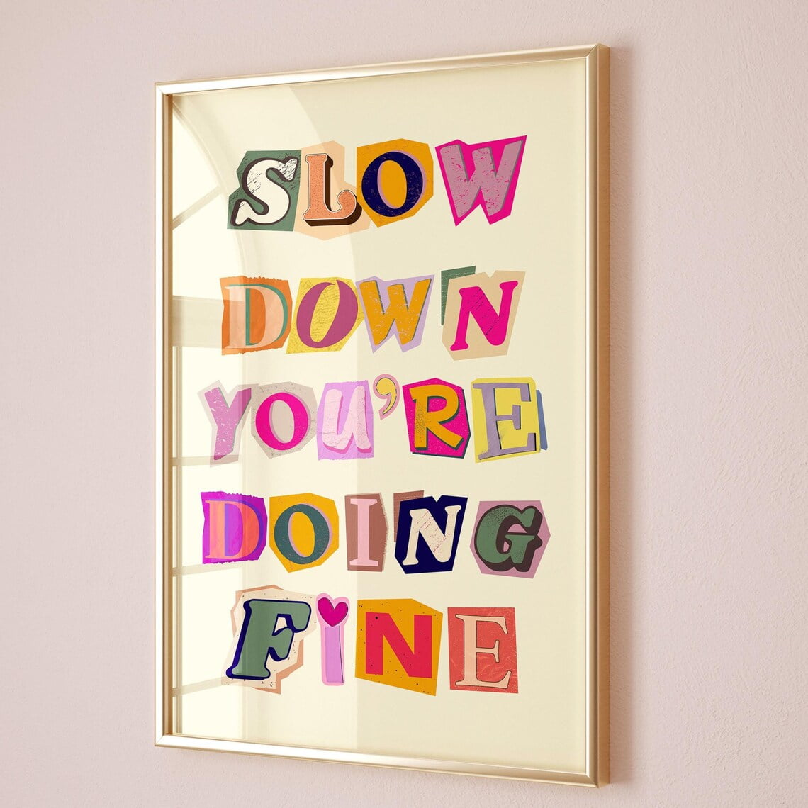 Miluva Slow Down You'Re Doing Fine Print,Billy Joel Poster,Daily ...