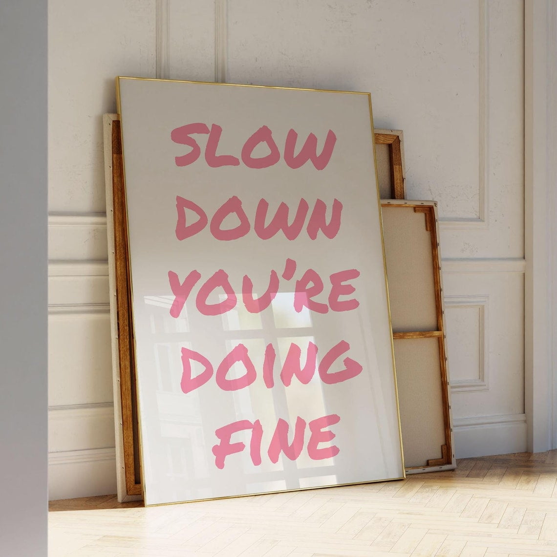 Miluva Slow Down You'Re Doing Fine Print,Vienna Billy Joel Poster,Daily ...