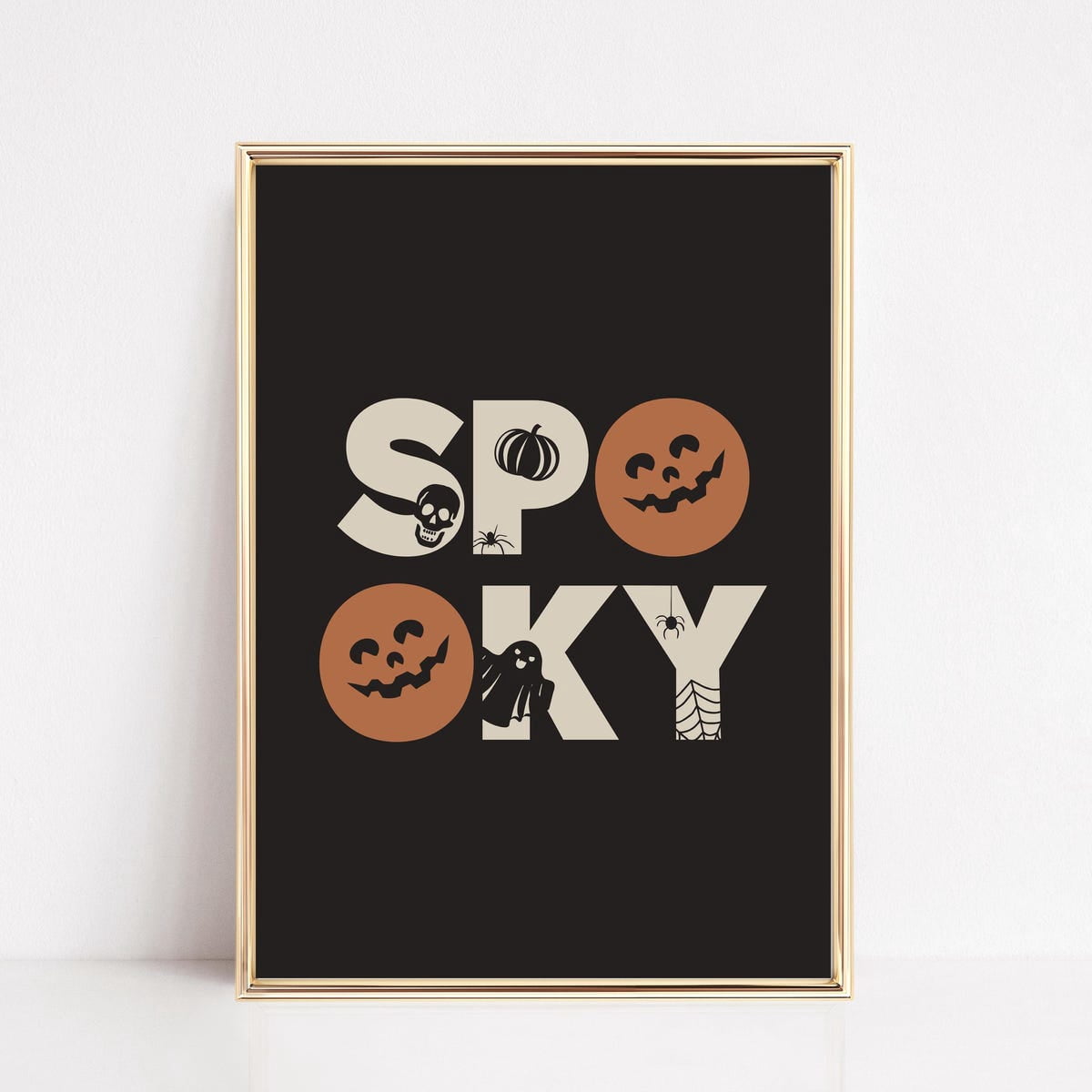 Miluva Spooky wall art halloween wall decor cute halloween print ...