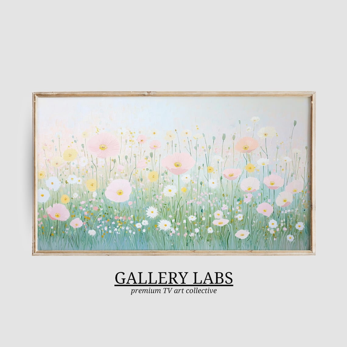 Miluva Spring Wildflower Modern Farmhouse Abstract Flower Field Art ...