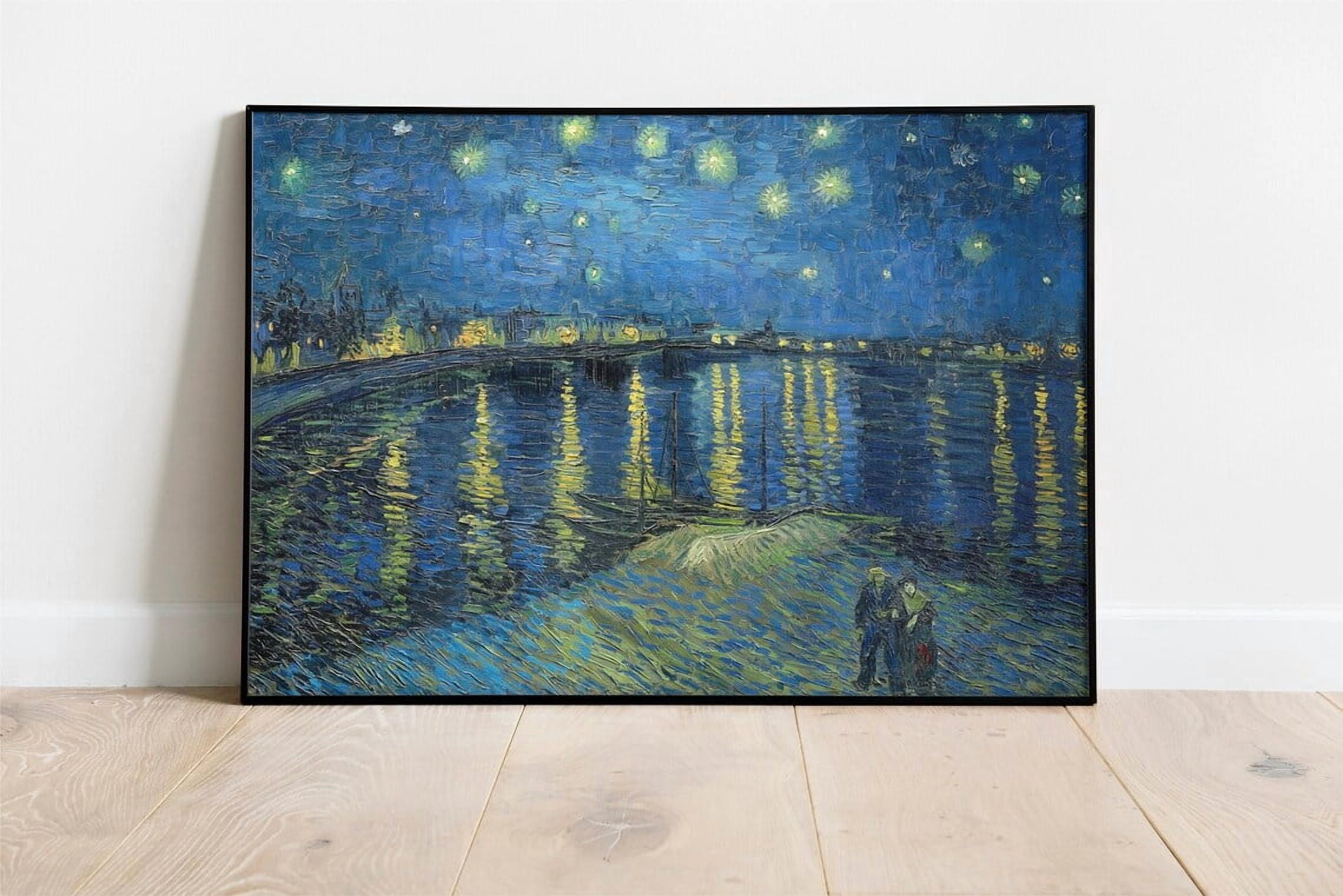 Miluva Starry Night Over The RhÃ´ne Printable Wall Art Van Gogh ...