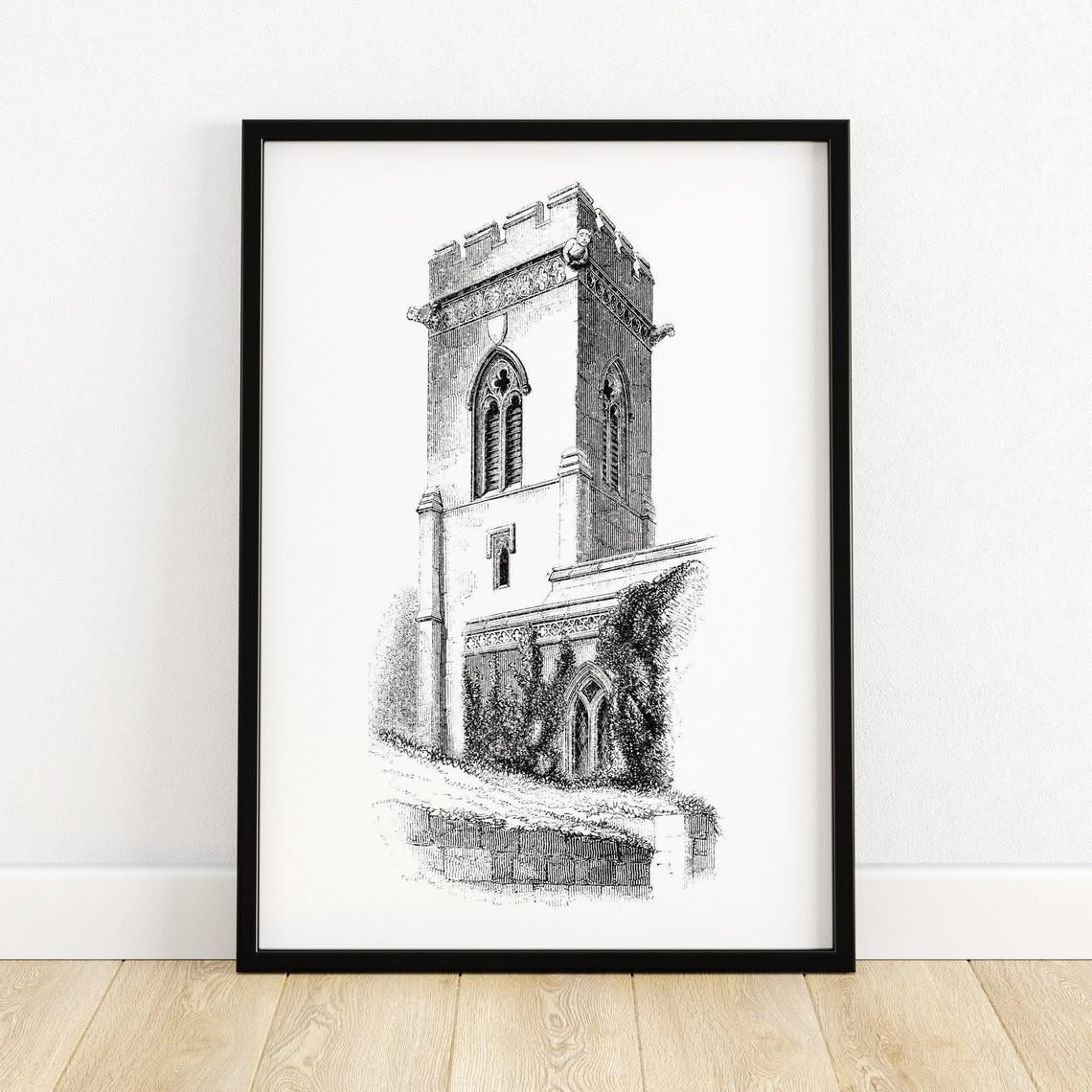 Miluva Stone Parapet, Northamptonshire - Architectural Illustration ...