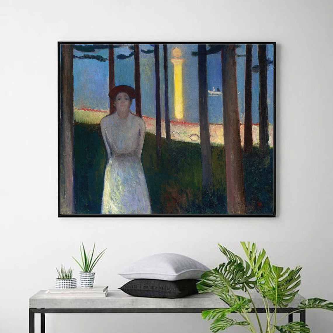 Miluva Summer Night'S Dream-Edvard Munch,Office Decor,Expressionism ...