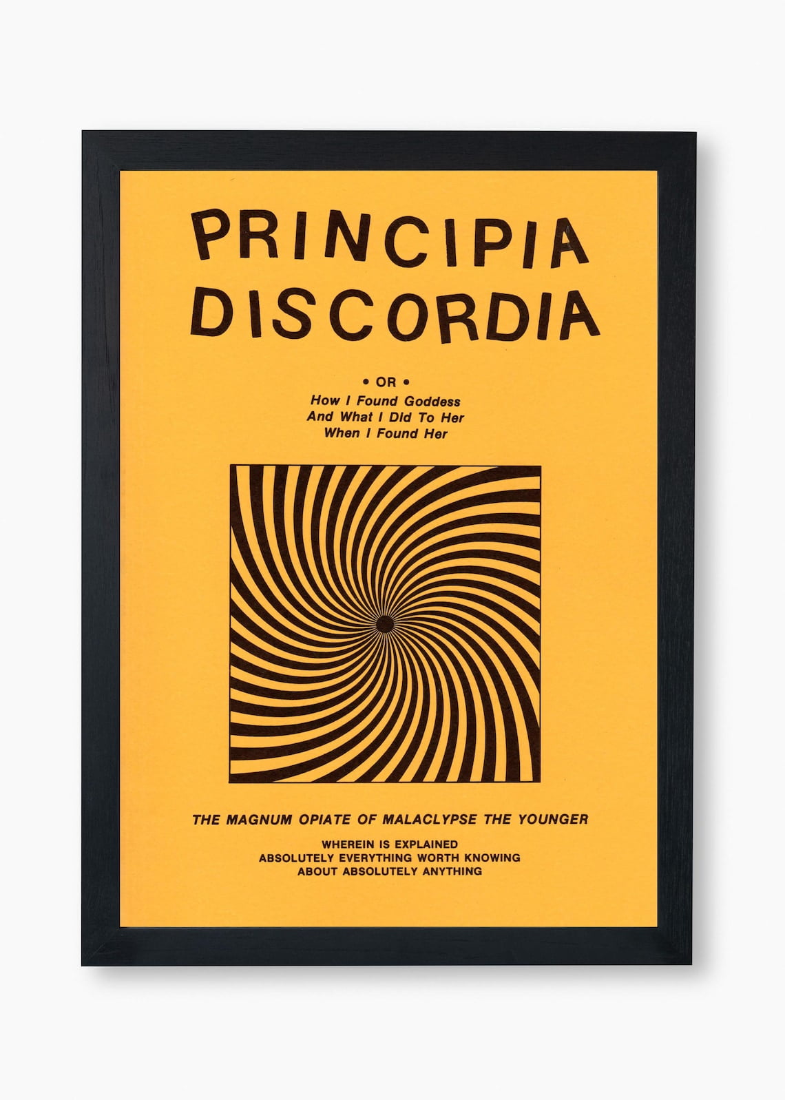 Miluva Surrealist Principia Discordia Book Cover Art: Vintage Spiral ...