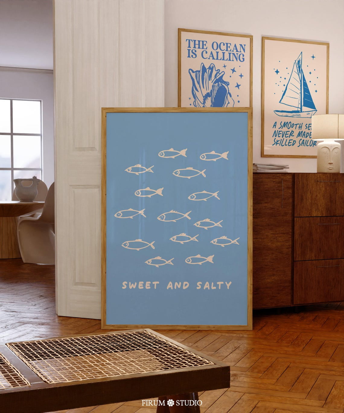 Miluva Sweet And Salty Summer Printable Wall Art, Fishes Art Print ...