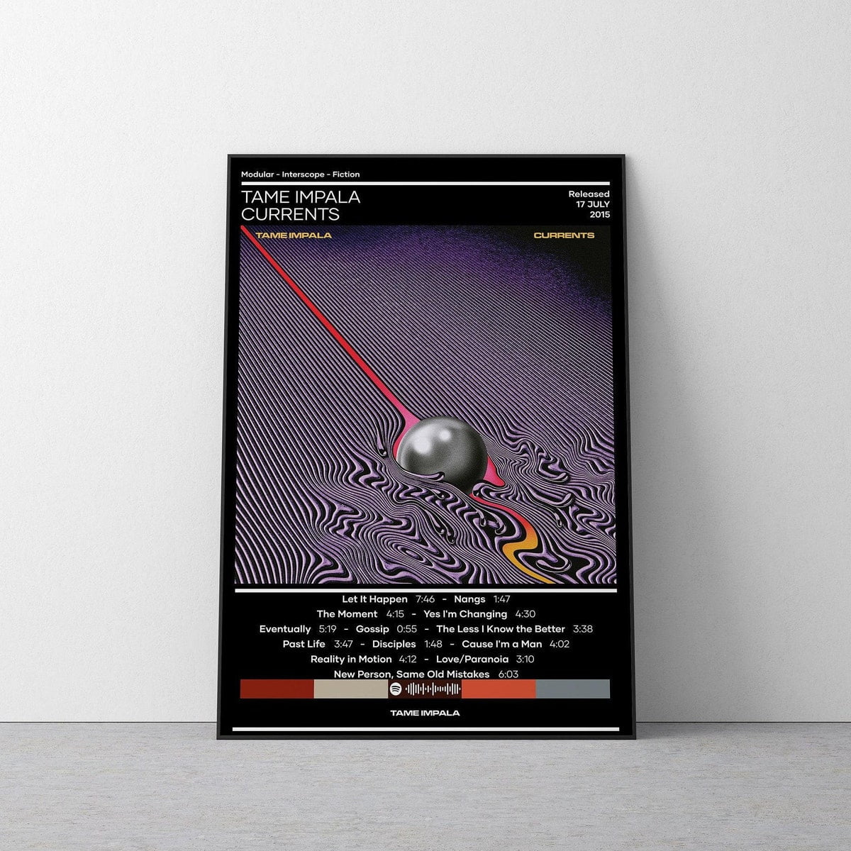 Miluva Tame Impala Poster Currents Poster Rap Music Poster Album Cover ...