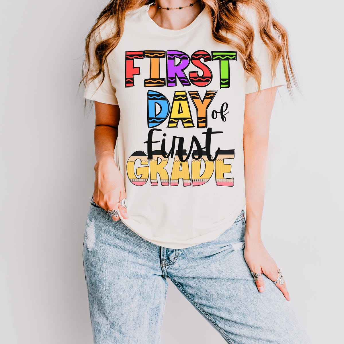 Miluva Teacher Back To School Shirt First Grade Teacher T-Shirt ...