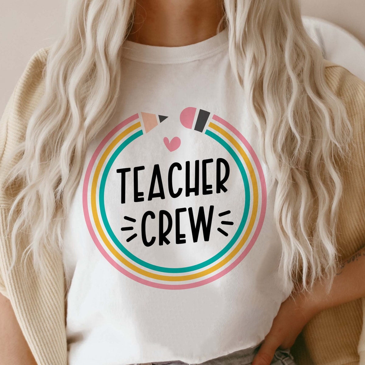 Miluva Teacher Crew , Teacher Shirt , Teacher Vibes , Back To School ...