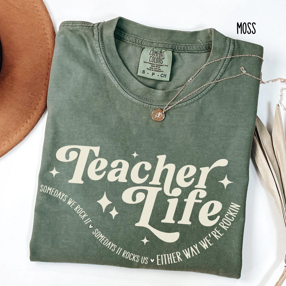 Miluva Teacher Shirt, Retro Vintage Teach Life Tshirt, Back To School ...
