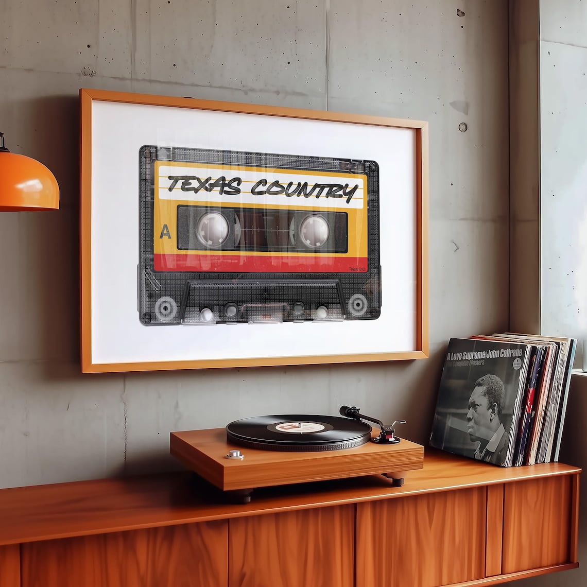 Miluva Texas Country Music Lover Gift Retro Design Cassette Tape Wall ...