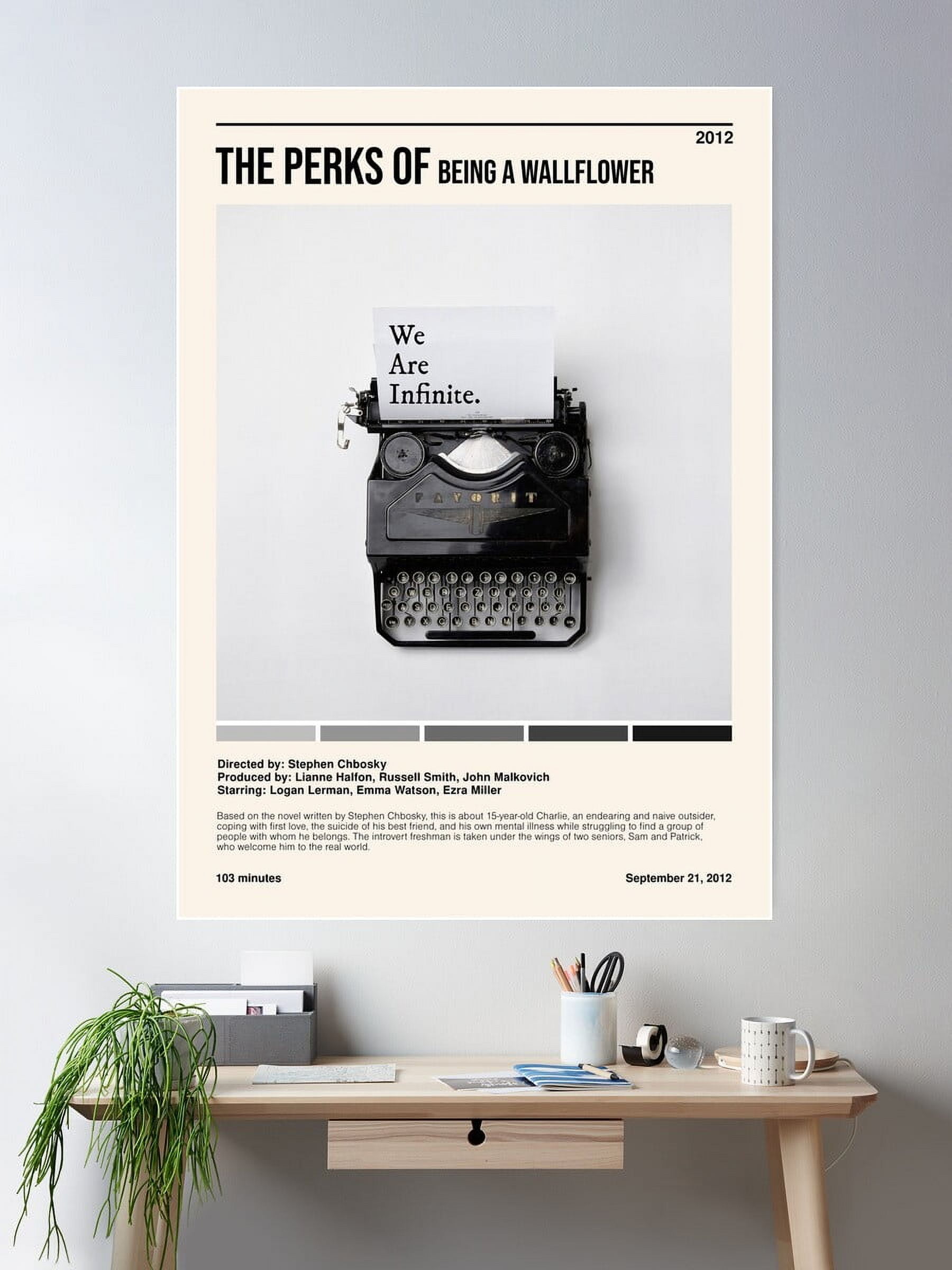 Miluva The Perks Of Being A Wallflower (2012), Minimalist Movie Poster ...