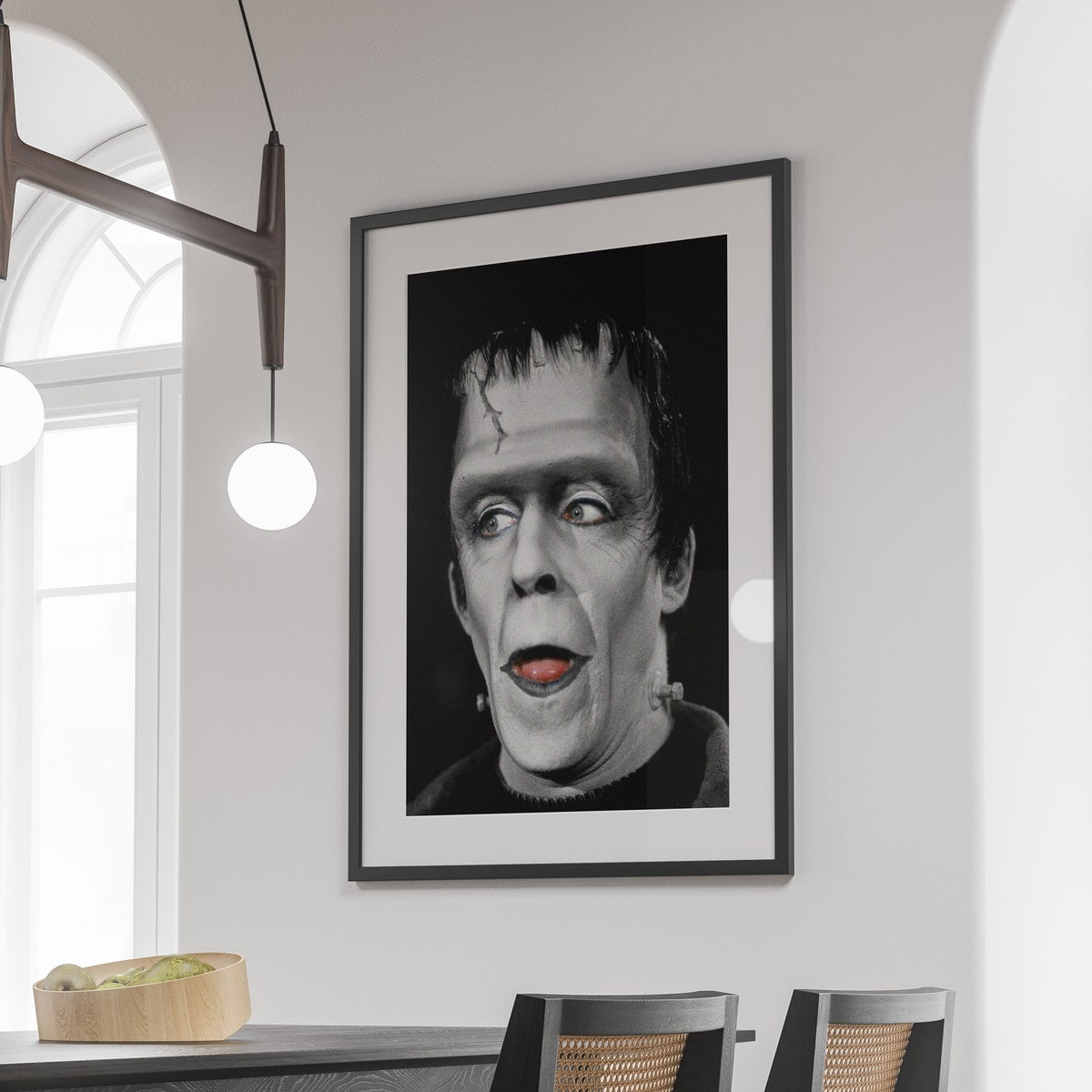 Miluva The munsters poster – Halloween wall decor – Herman munster ...