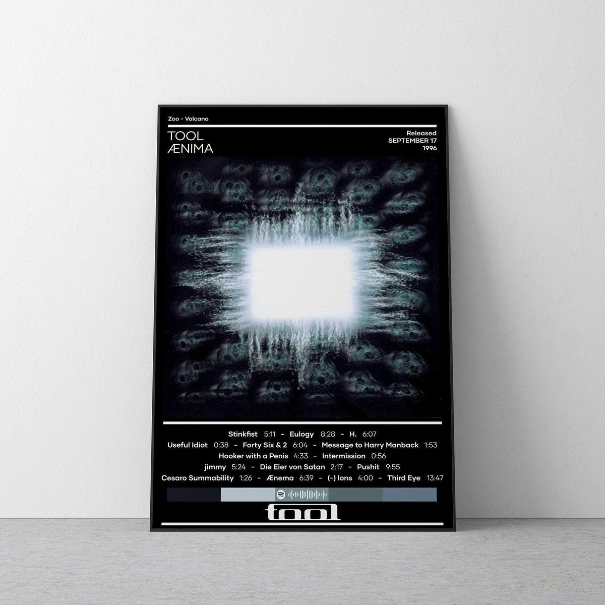 Miluva Tool Poster Aenima Poster Rock Music Poster Album Cover Poster ...