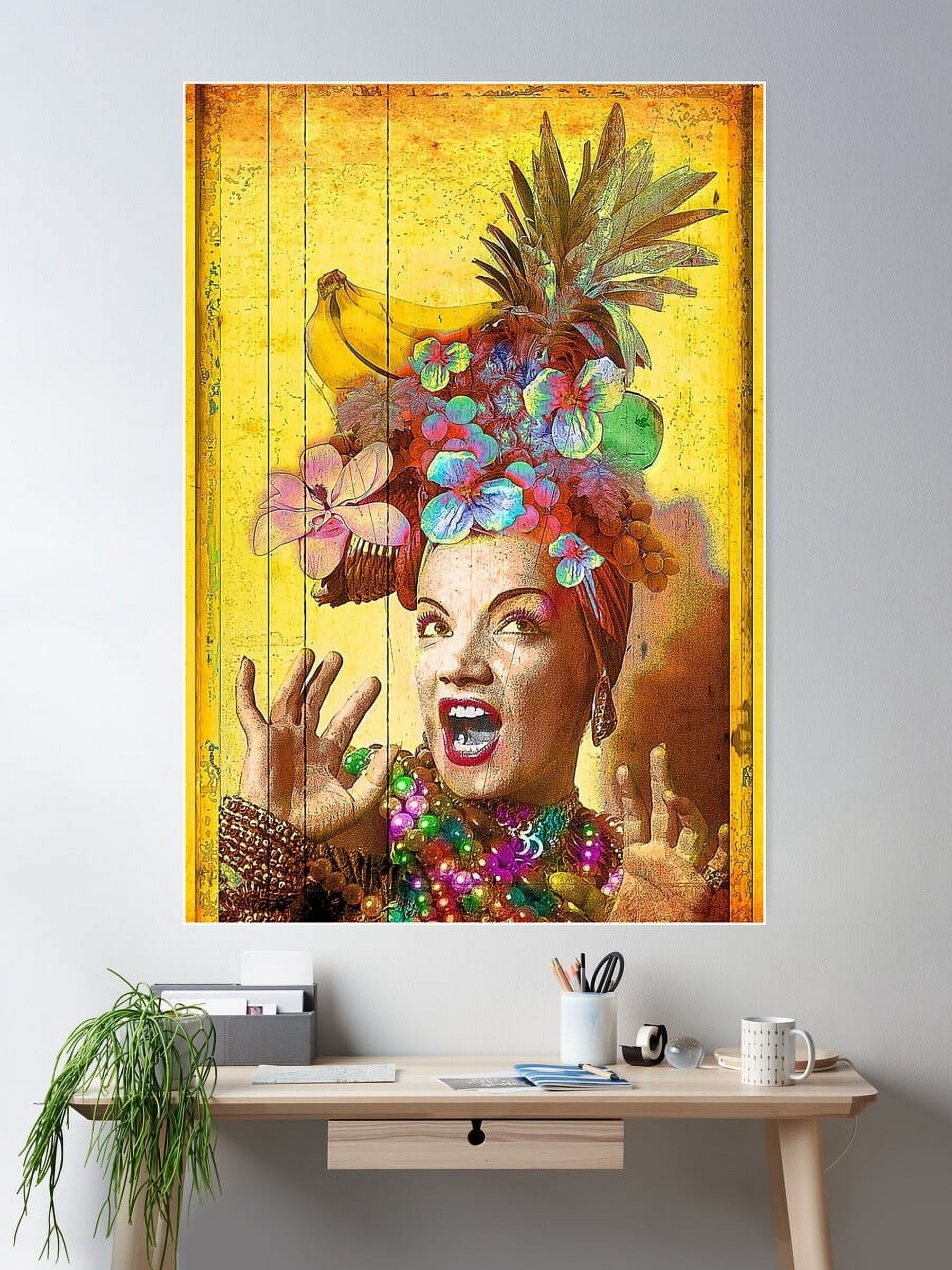Miluva Tropical Miranda Poster Wall Art, Modern Wall Decor For Living ...
