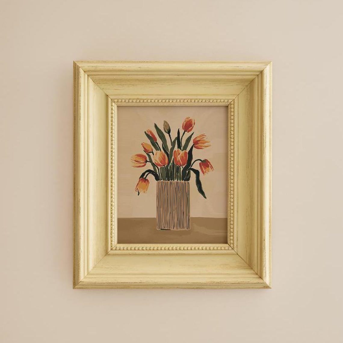 Miluva Unique Frame Mockup, Yellow Frame Mock Ups, Artwork Mockup ...