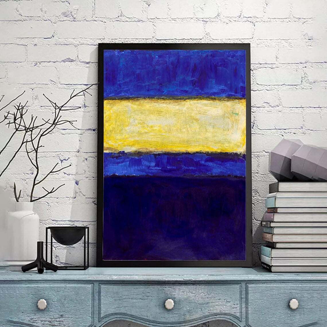 Miluva Untitled, 1968-Mark Rothko,Rothko Art Poster,Home Office Decor ...