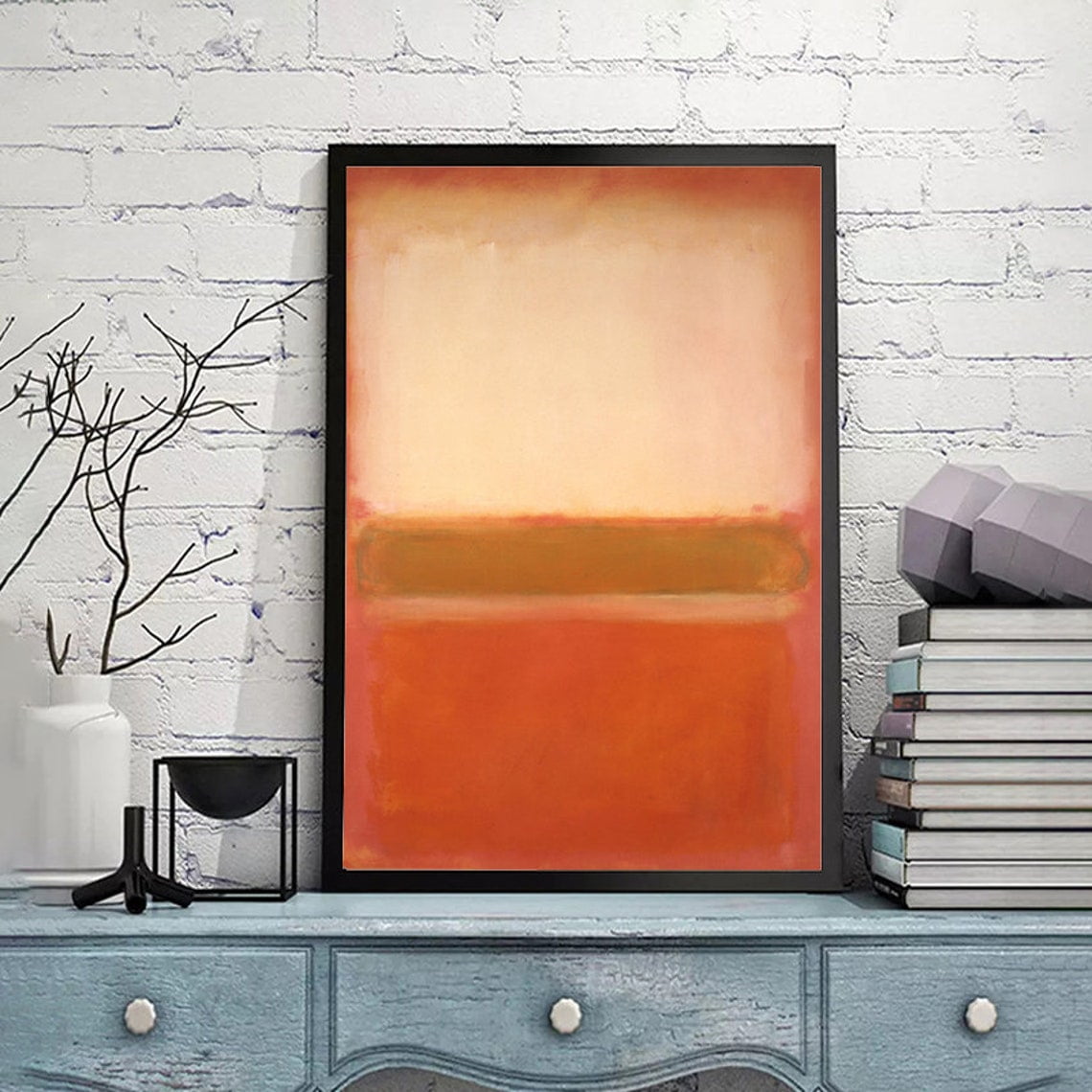 Miluva Untitled -Mark Rothko,Rothko Art Poster,Home Office Decor,Modern ...