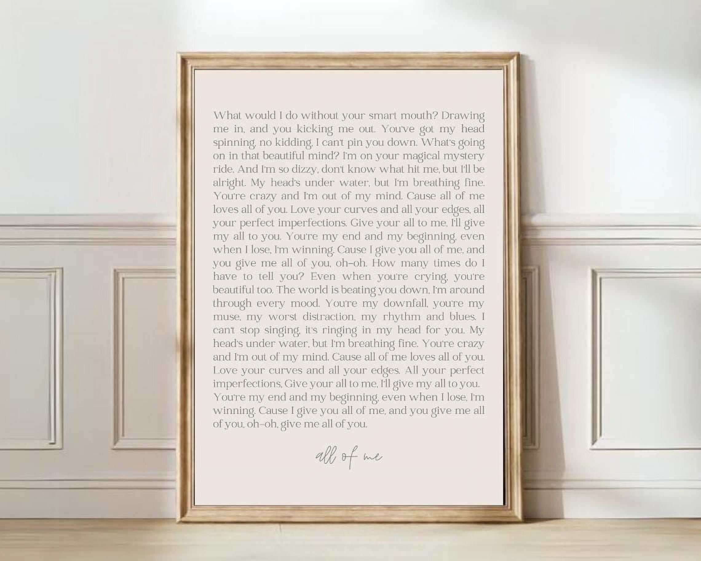 Miluva Valentines Day Poetry Print Love Letter Romantic Print ...