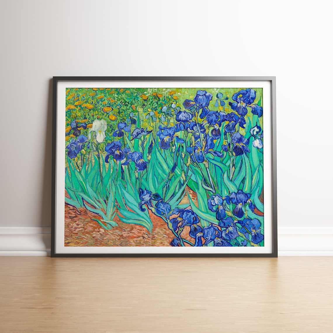 Miluva Van Gogh Print Van Gogh Poster Irises Vincent Van Gogh Floral ...
