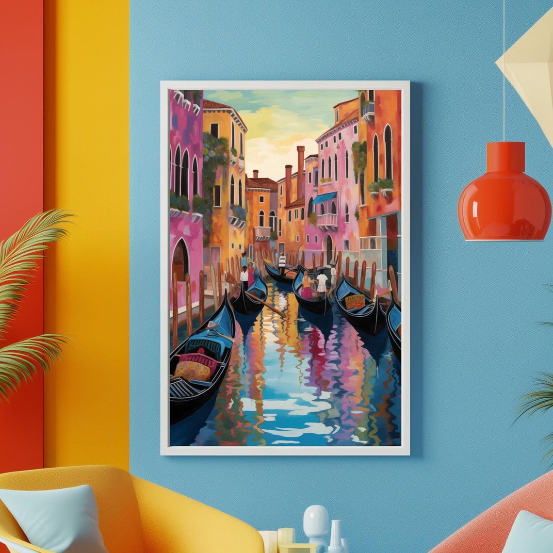 Miluva Venice Wall Art Travel Poster Italy Poster Travel Print Italy ...