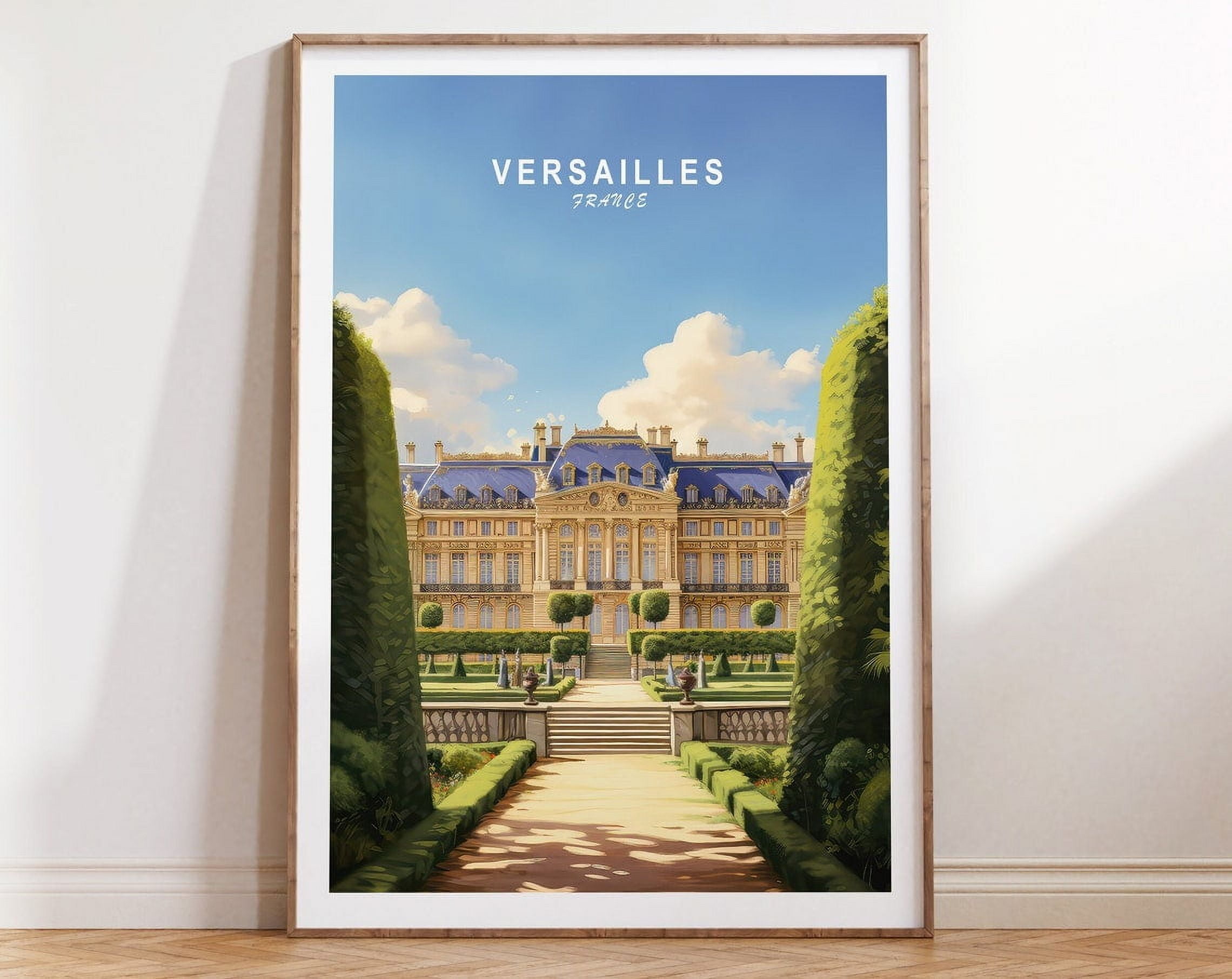 Miluva Versailles Poster, Versailles France Travel Poster, Versailles ...
