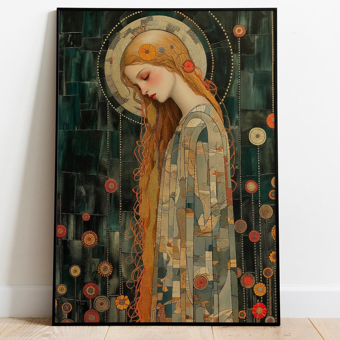 Miluva Vesna Matte Poster, Slavic Goddess Of Spring, Art Nouveau Print ...